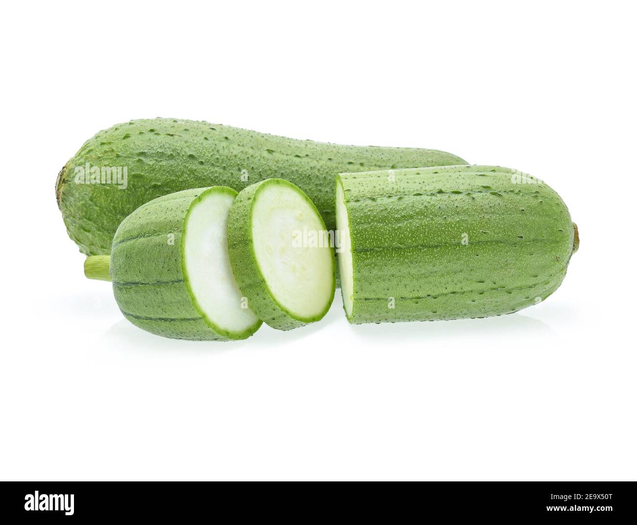 Raw sponge gourd Cut Out Stock Images & Pictures - Alamy