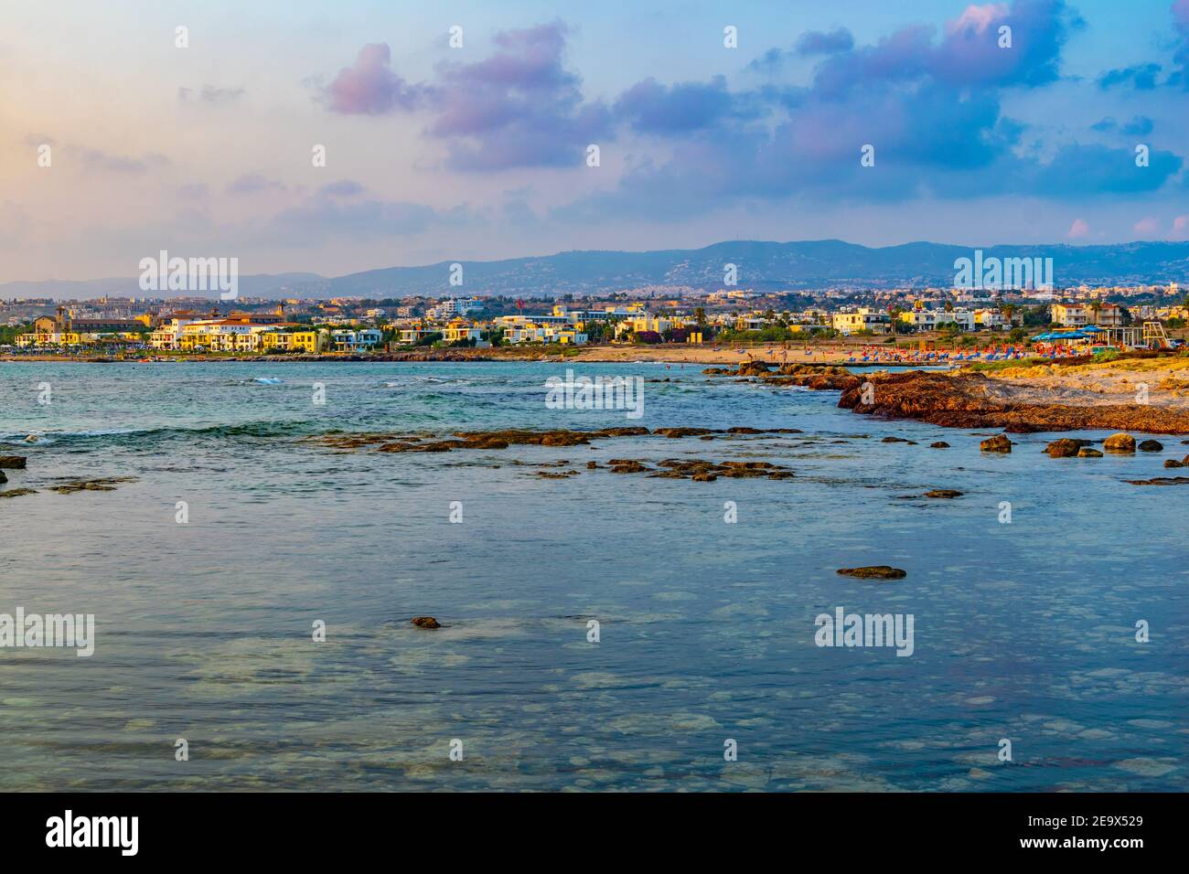 Promenade cyprus sunset hi-res stock photography and images - Alamy