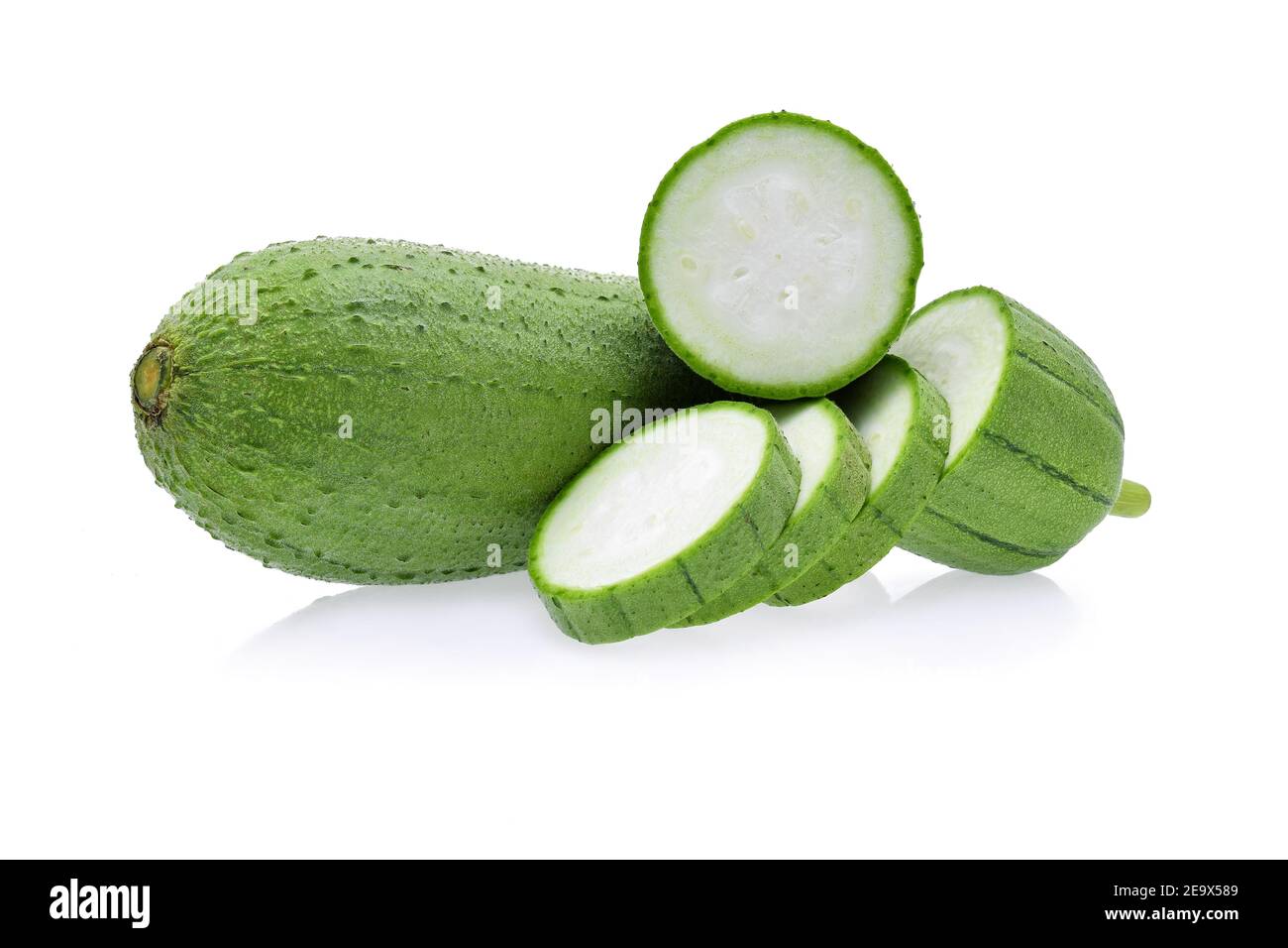 Ridge gourd fruit Cut Out Stock Images & Pictures - Alamy