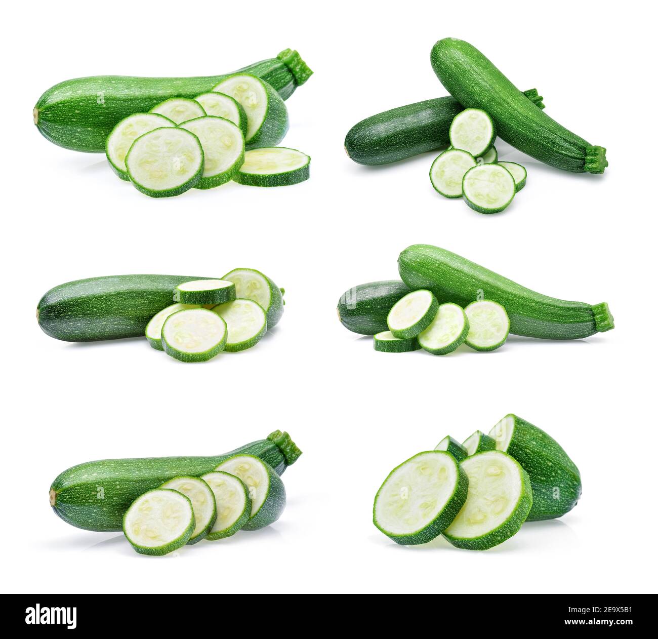 zucchini isolated on white background Stock Photo - Alamy