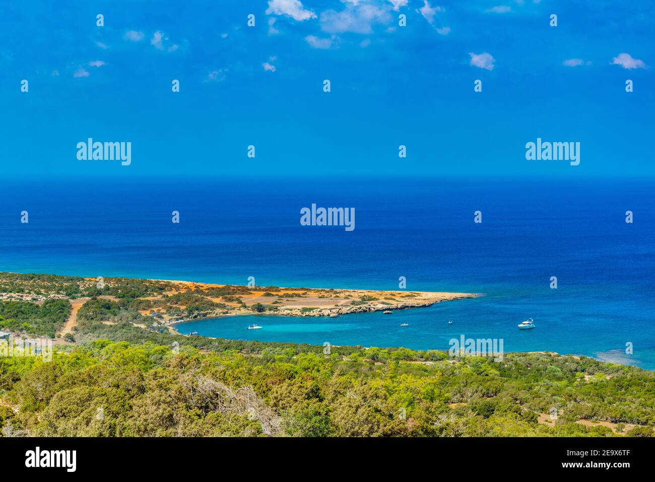Blue lagoon at Akamas peninsula on Cyprus Stock Photo - Alamy