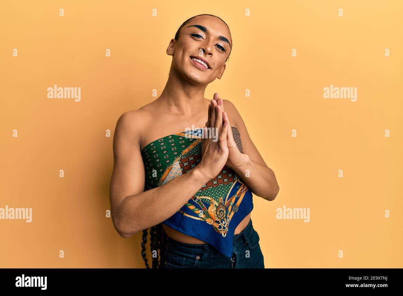 Supplicate woman man hi-res stock photography and images - Alamy