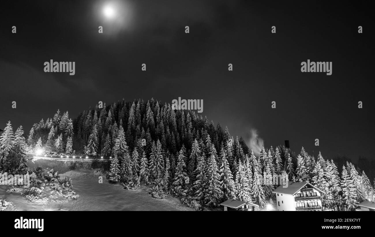 Shining mountain Black and White Stock Photos & Images - Alamy