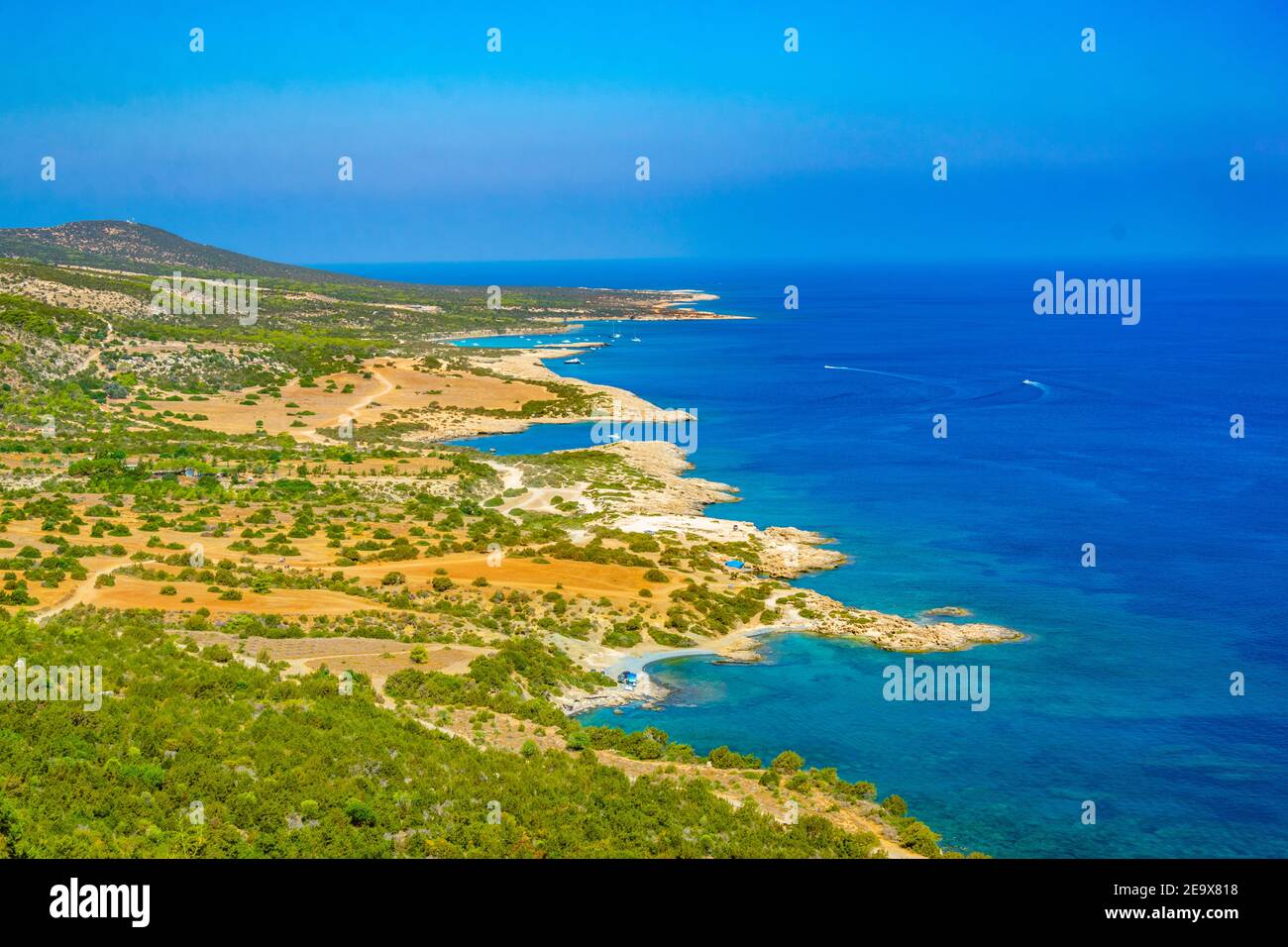 Aerial view akamas peninsula hi-res stock photography and images - Alamy