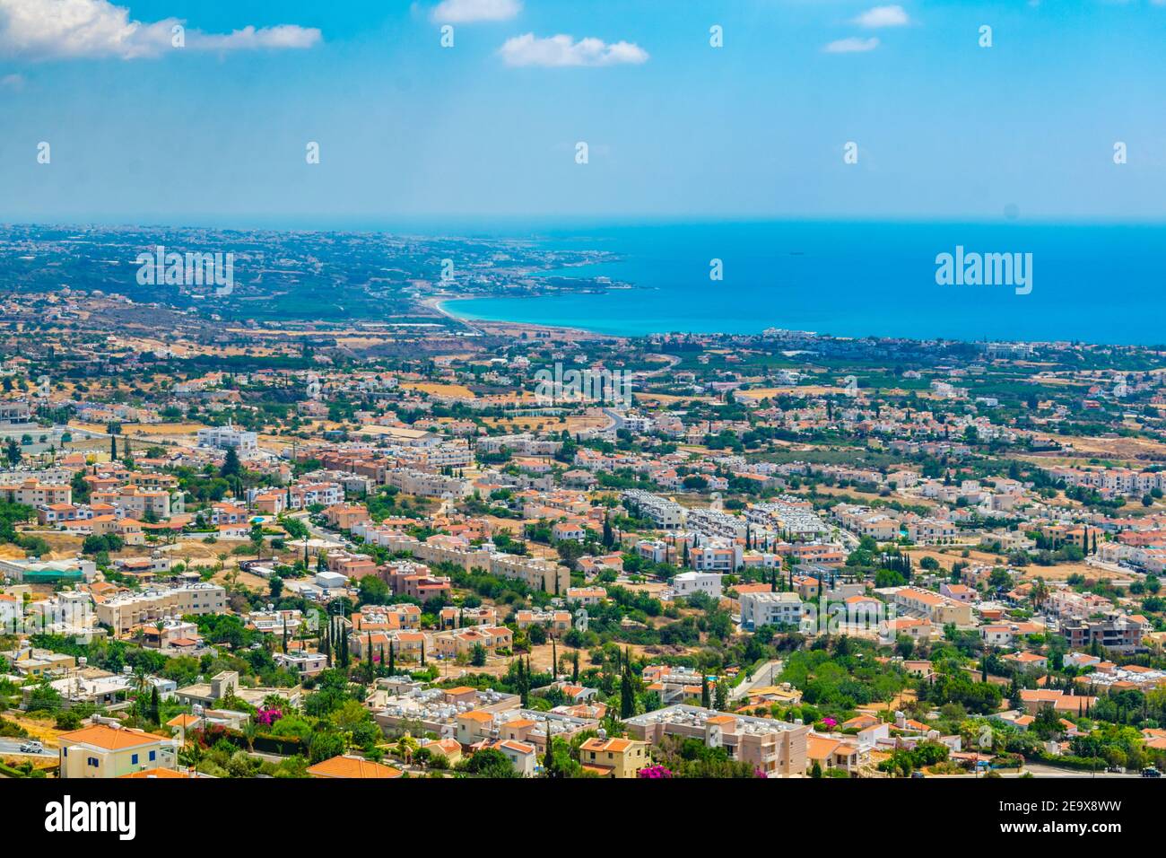 Aerial view of Paphos, Cyprus Stock Photo - Alamy