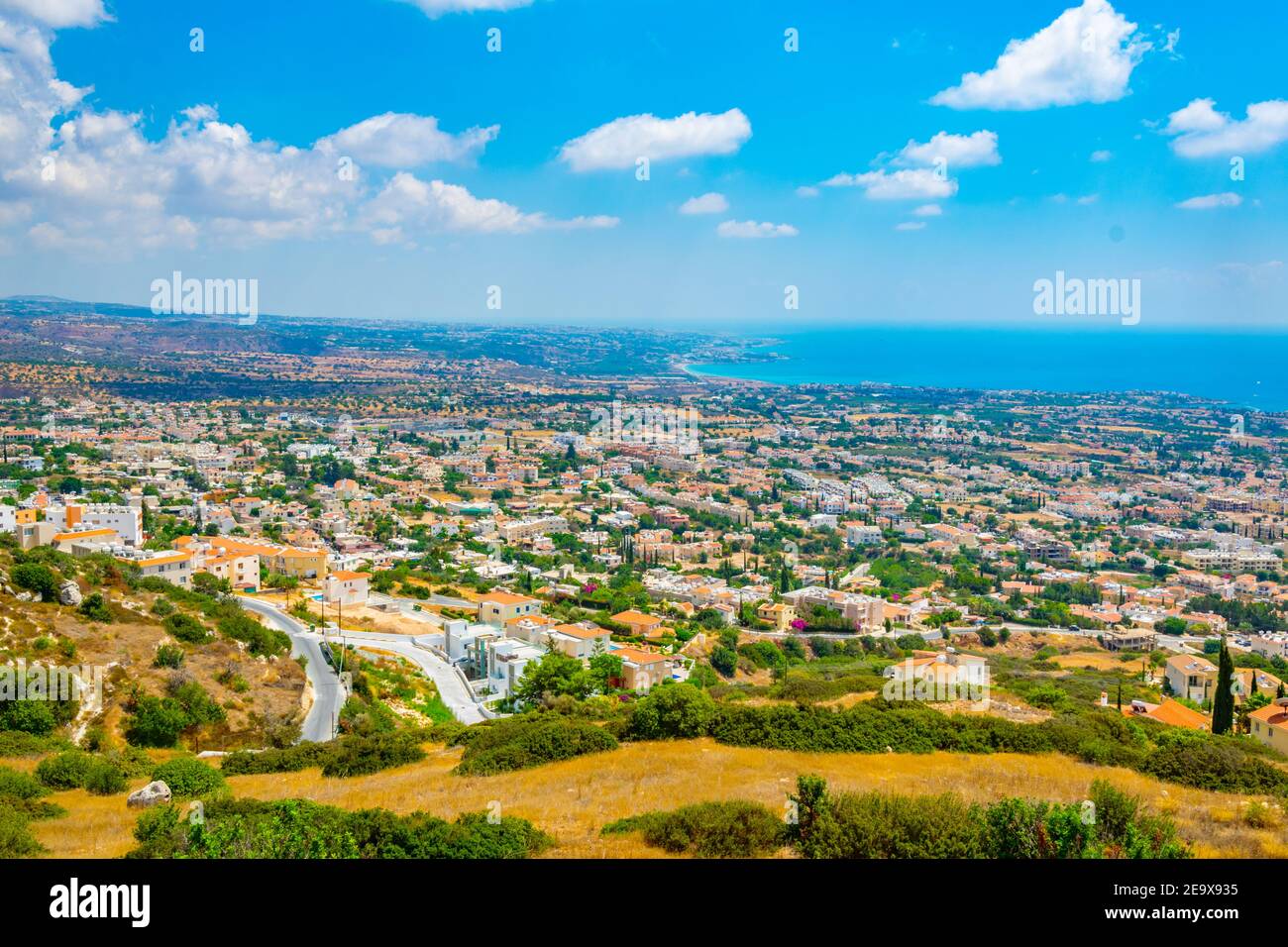 Pafos city aerial view hi-res stock photography and images - Alamy