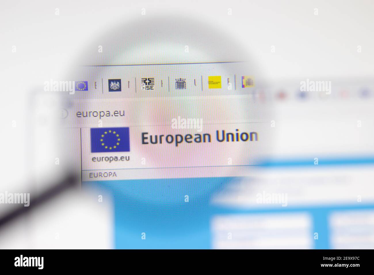 Europa logo hi-res stock photography and images - Alamy