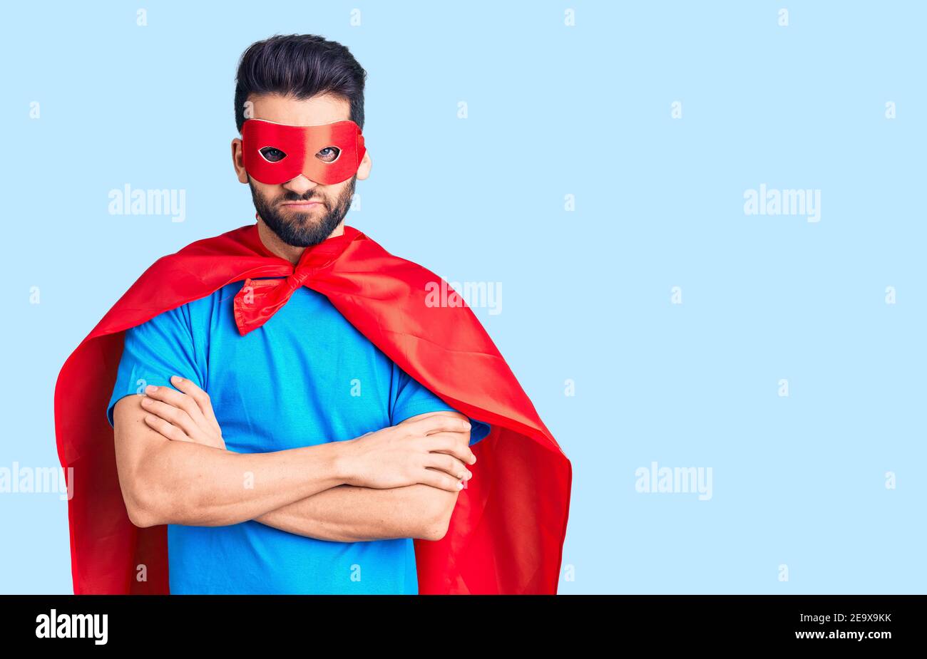 Face super hero comic angry hi-res stock photography and images - Alamy