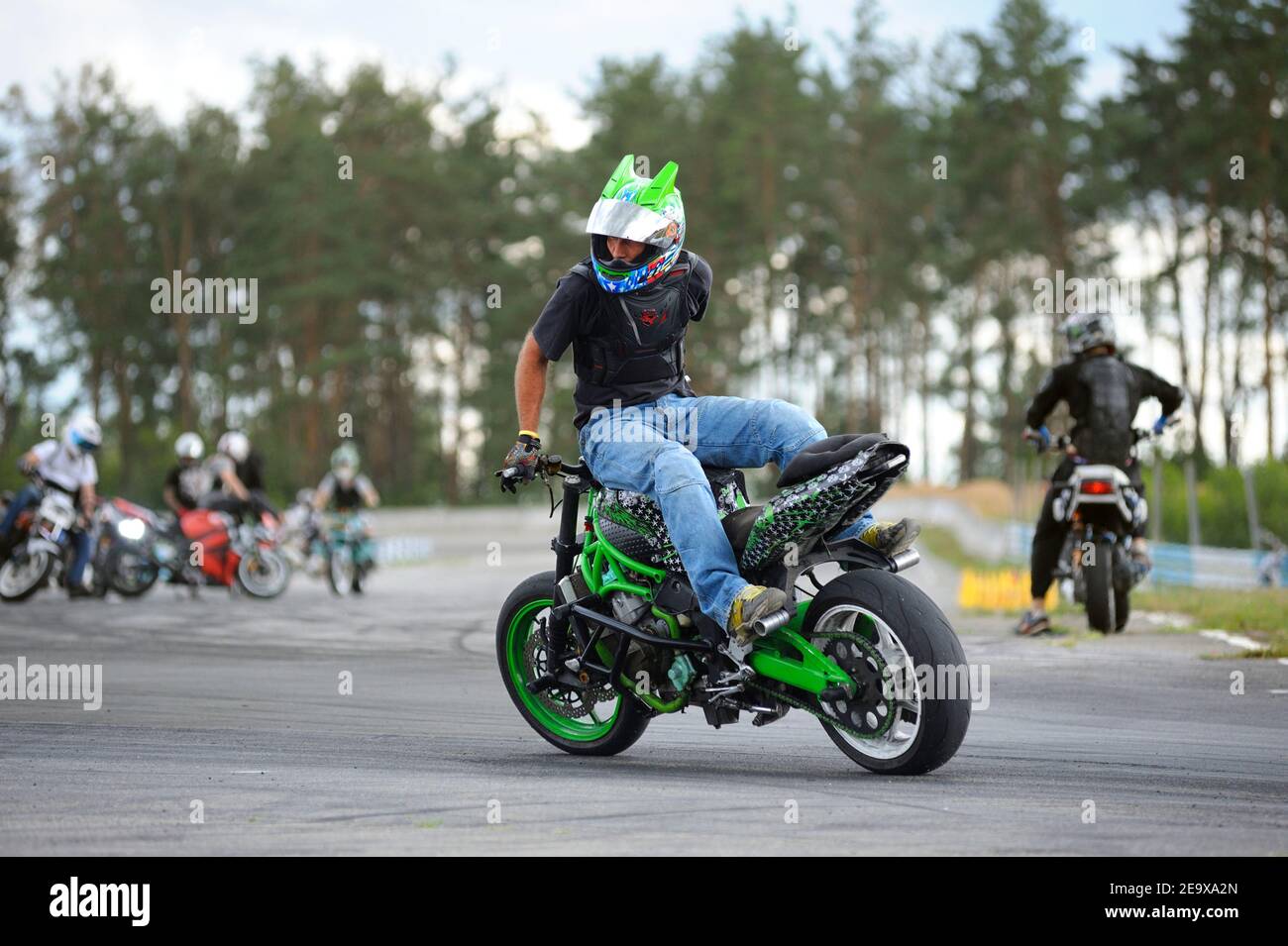 Women bike rally hi-res stock photography and images - Alamy