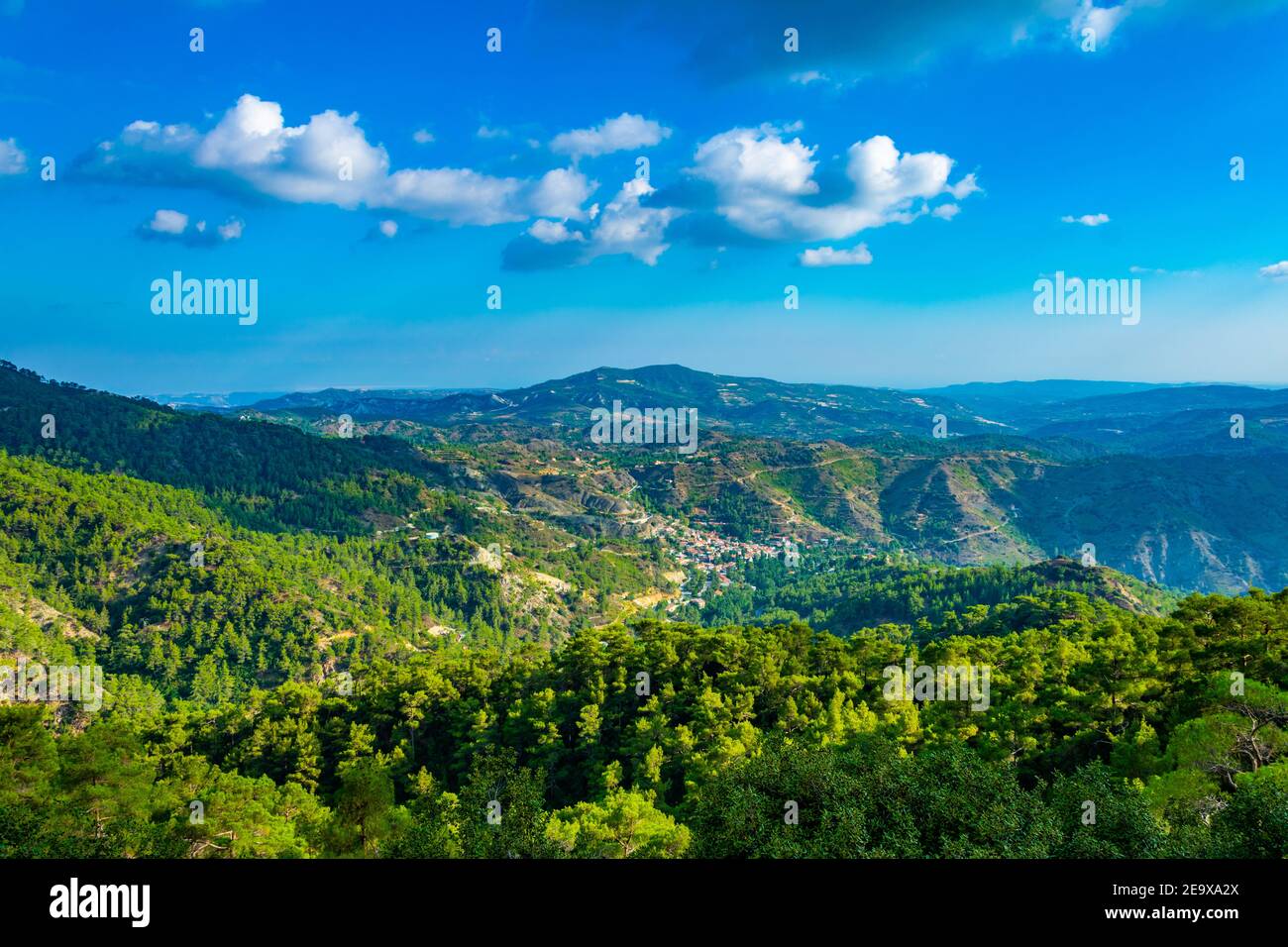 Platres village hi-res stock photography and images - Alamy