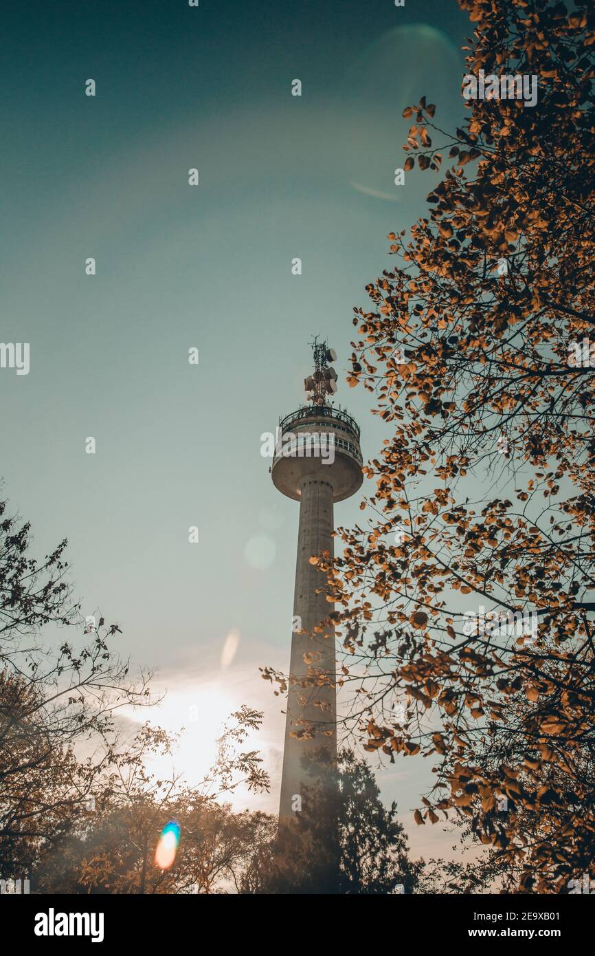 Beautiful restaurant monument in the city of Galati, Romania Stock ...