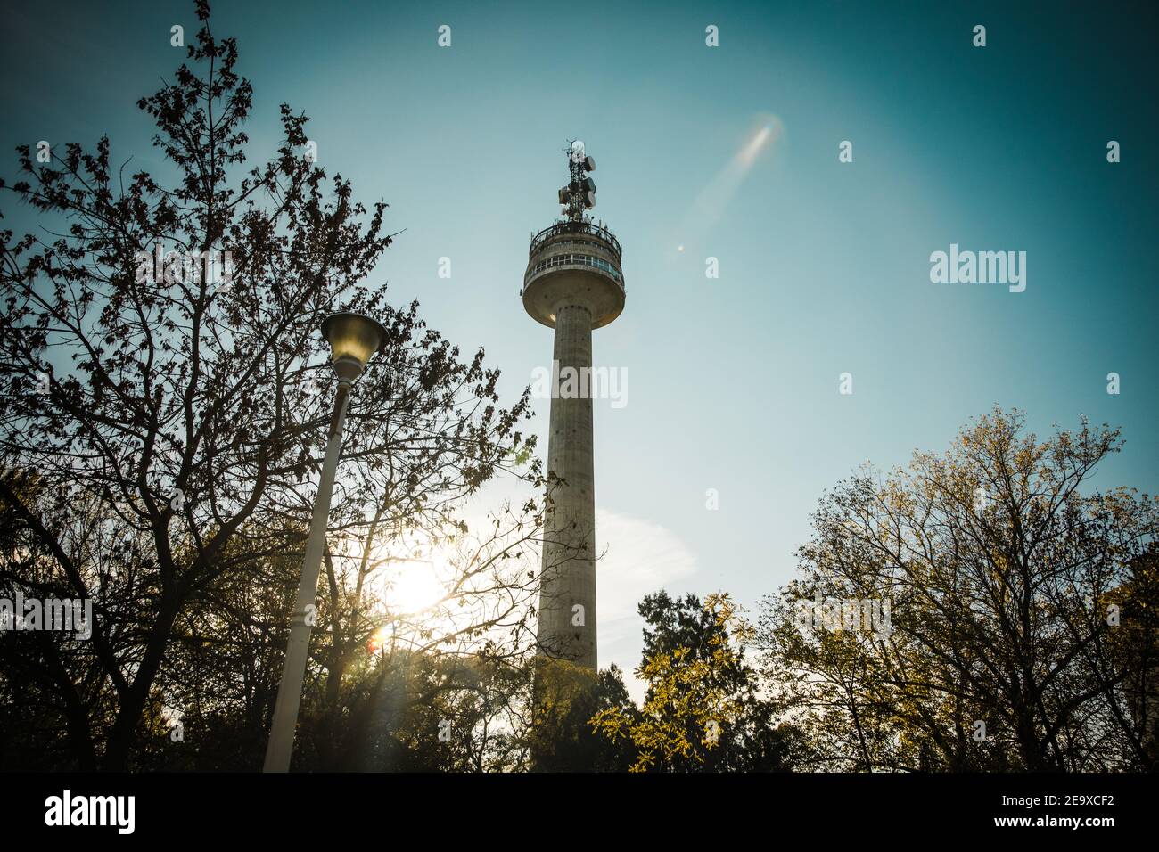 Beautiful restaurant monument in the city of Galati, Romania Stock ...