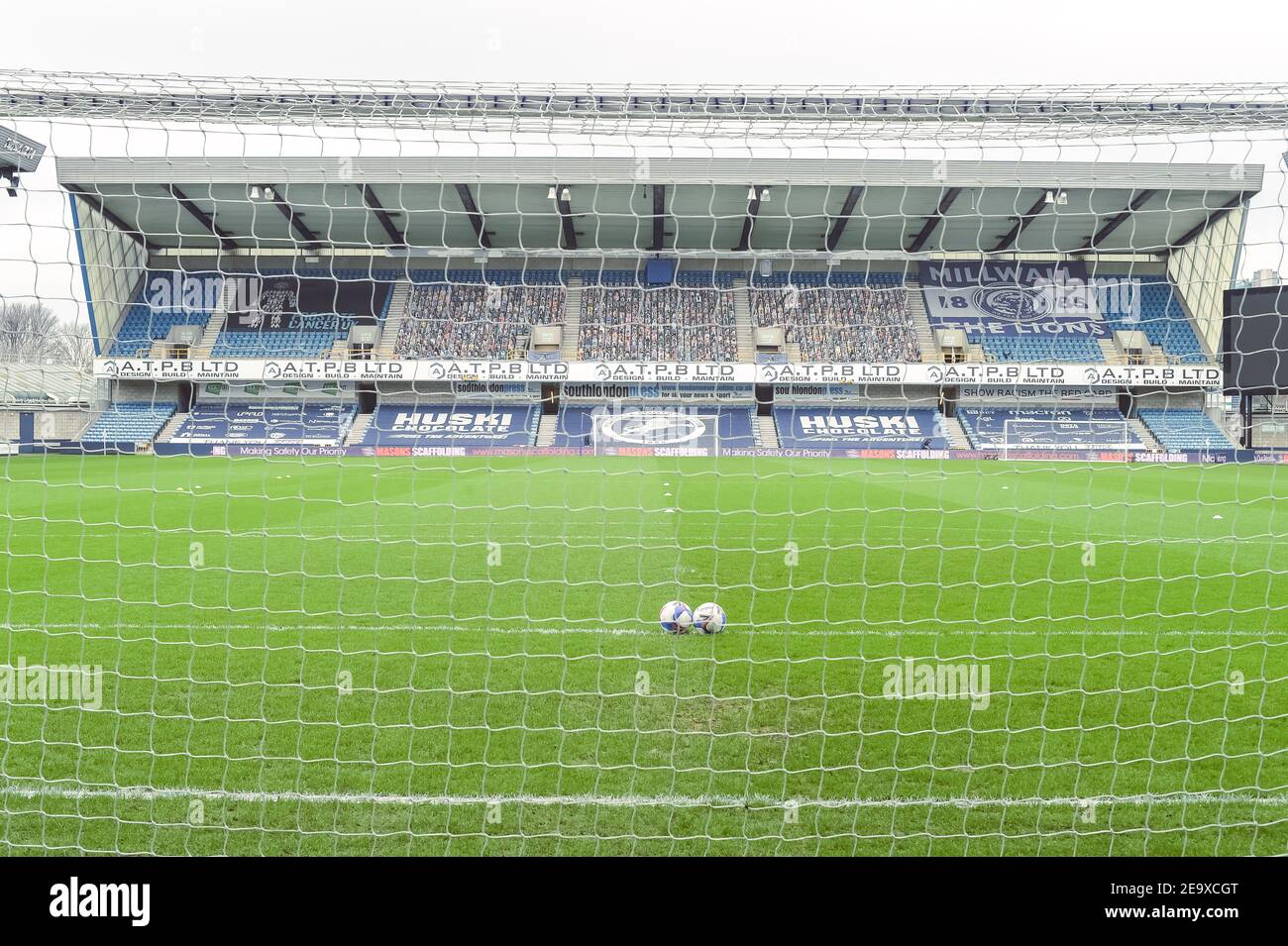 London, UK. 06th Feb, 2021. General View of the Den Home of Millwall ...