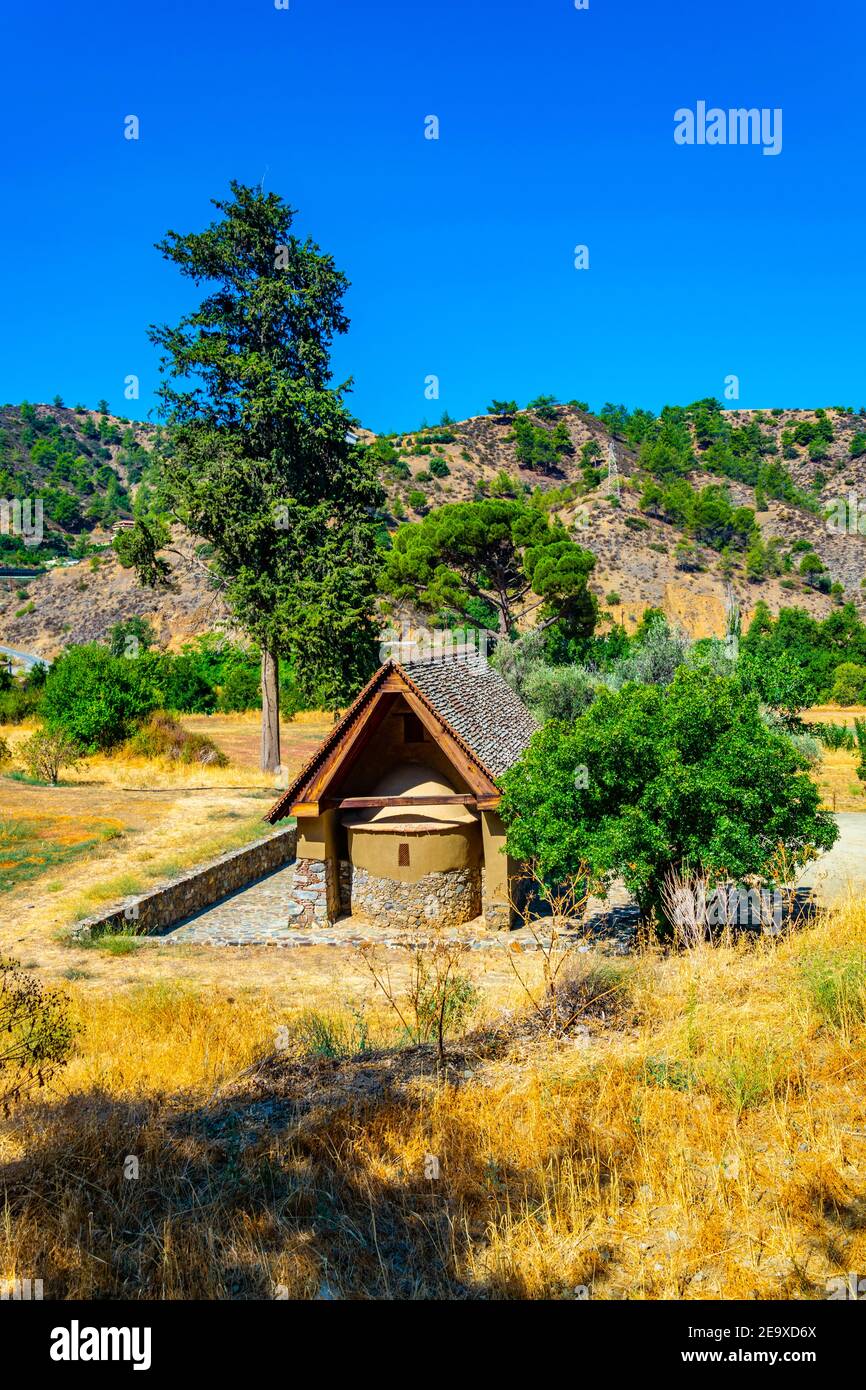 Archangelos Michael chapel at Galata, Cyprus Stock Photo - Alamy