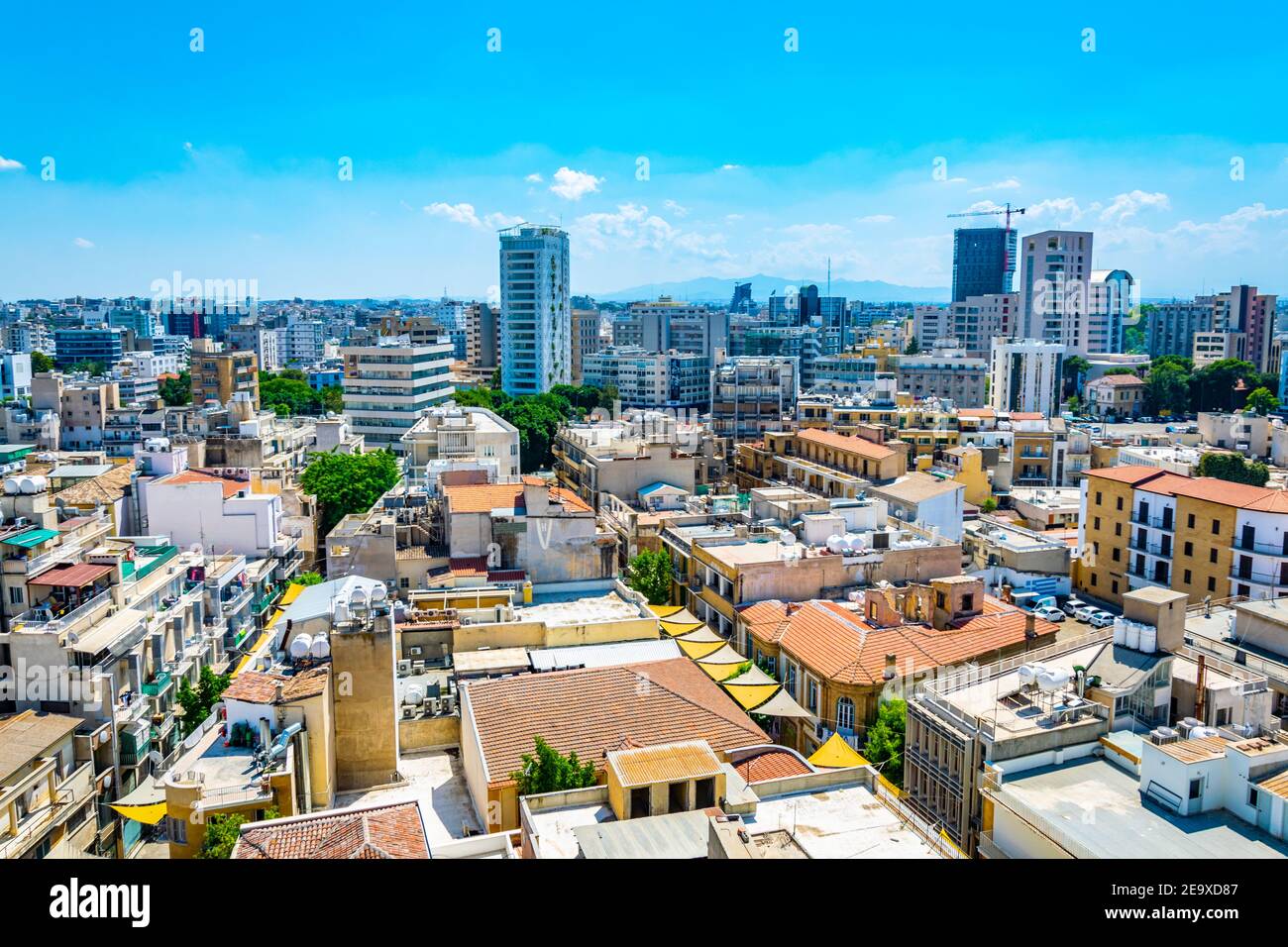 Aerial view of Nicosia, Cyprus Stock Photo - Alamy