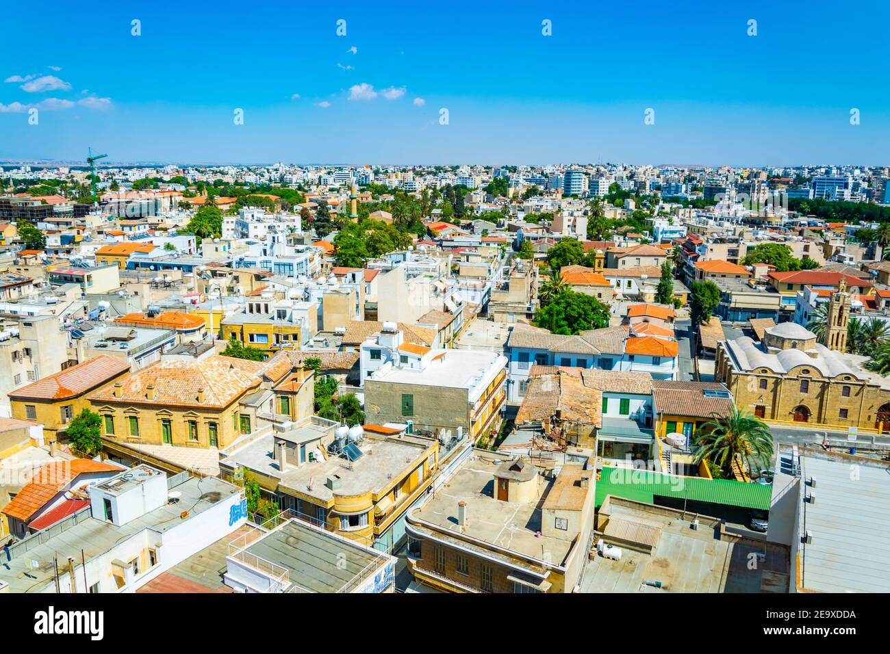 Aerial view of Nicosia, Cyprus Stock Photo - Alamy