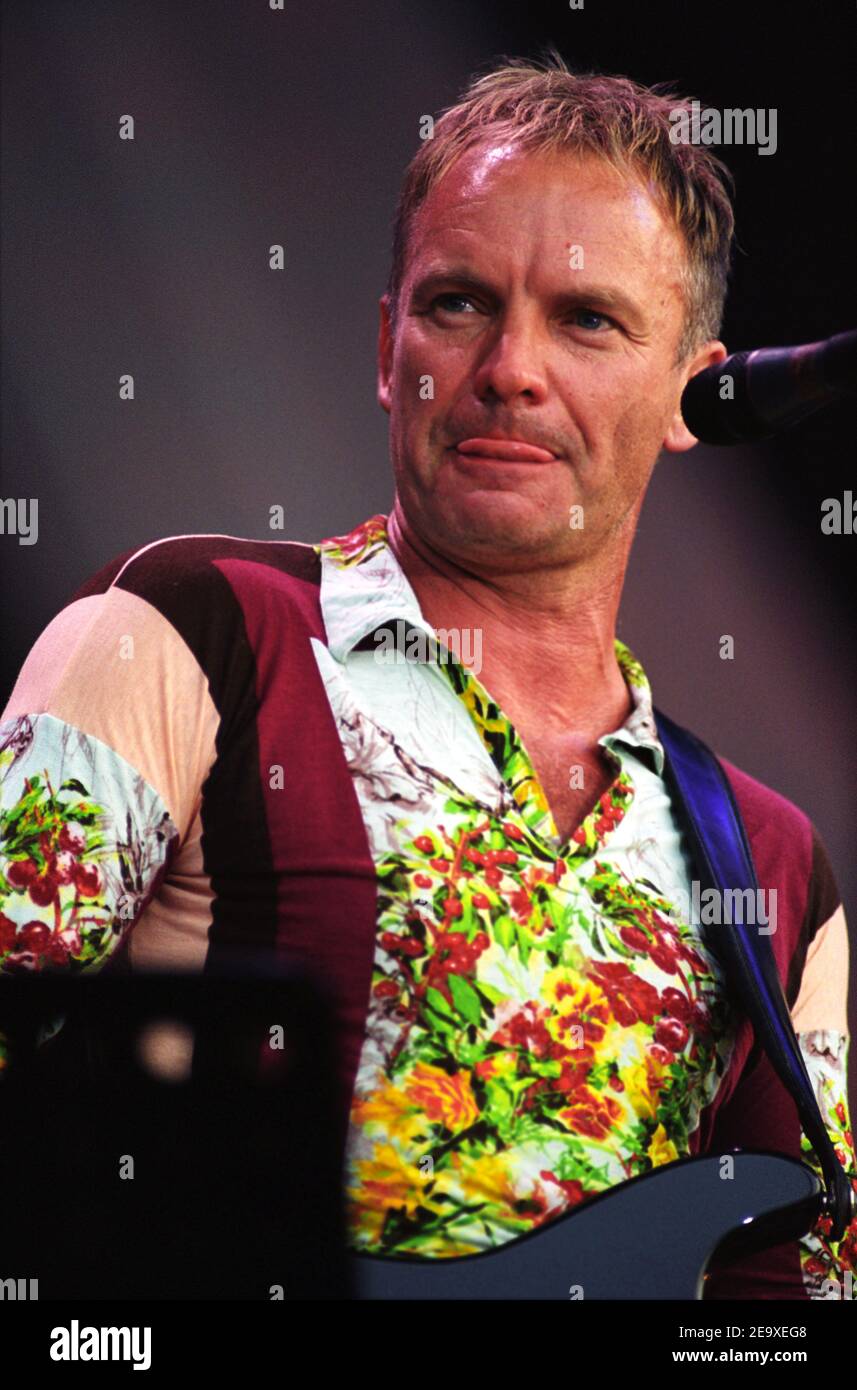 Sting continuing his world tour on the 'Route Of Kings' stage in Hyde ...
