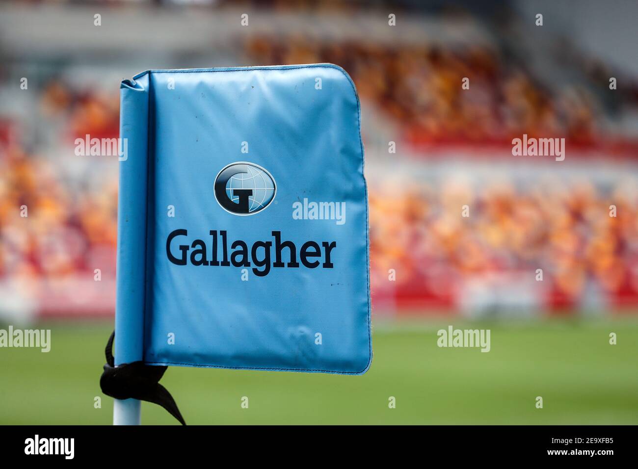 Brentford Community Stadium, London, UK. 6th Feb, 2021. Gallagher ...