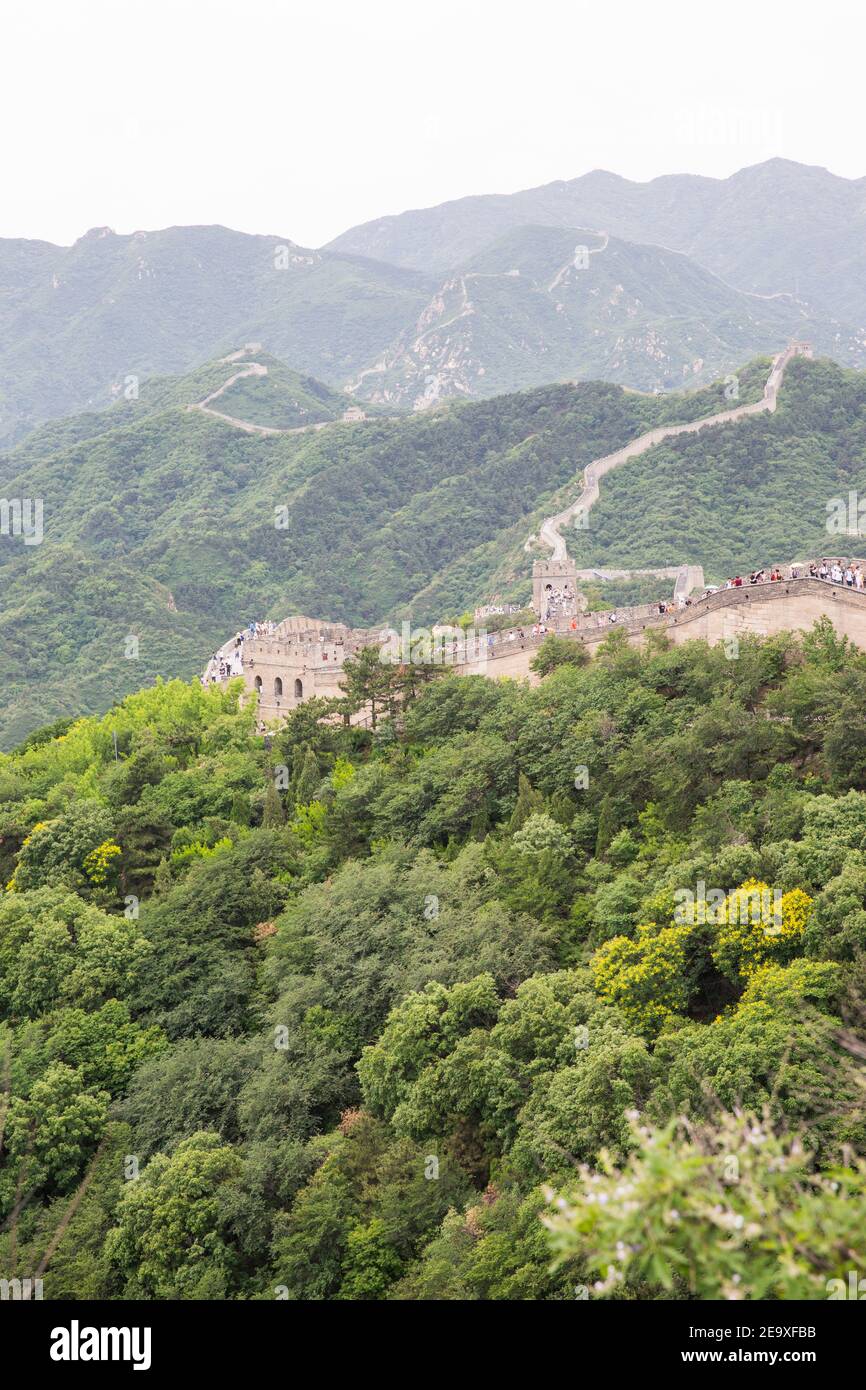 Great Wall of China in springtime Stock Photo - Alamy