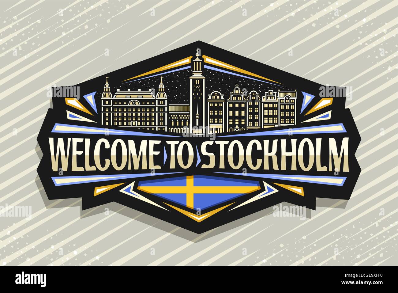 Stockholm palace Stock Vector Images - Alamy