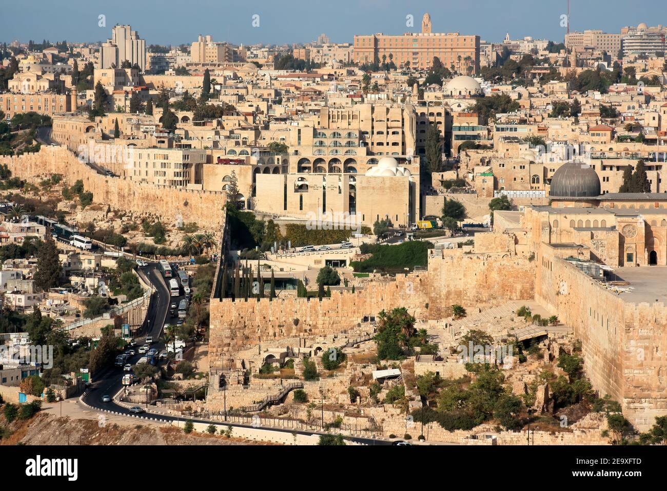Scenic landscape view of the city of Jerusalem, Israel Stock Photo - Alamy