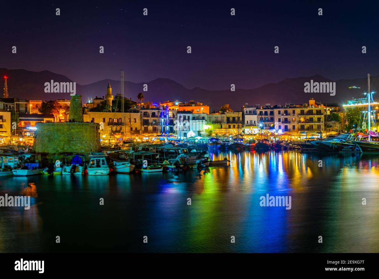 Castle cyprus night hi-res stock photography and images - Alamy