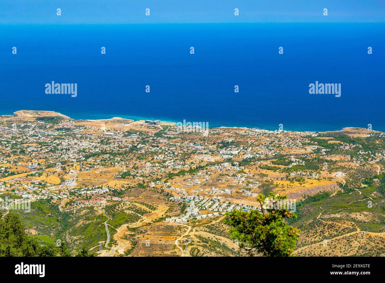 Aerial view of seaside of Karpaz peninsula on Cyprus Stock Photo - Alamy