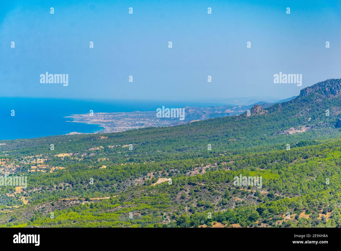 Aerial view of seaside of Karpaz peninsula on Cyprus Stock Photo - Alamy