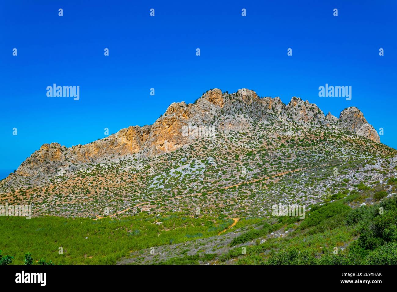 Five finger mountain on Cyprus Stock Photo - Alamy