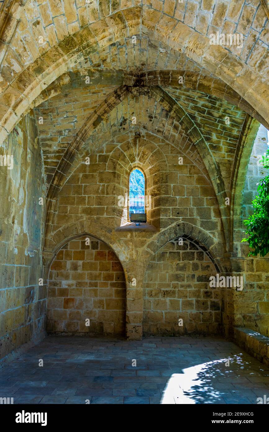 Bellapais abbey at Beylerbeyi village in Northern Cyprus Stock Photo ...