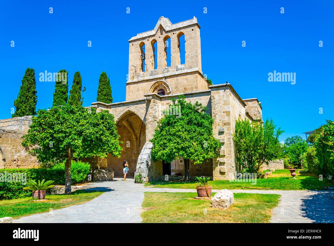 Bellapais abbey garden hi-res stock photography and images - Alamy