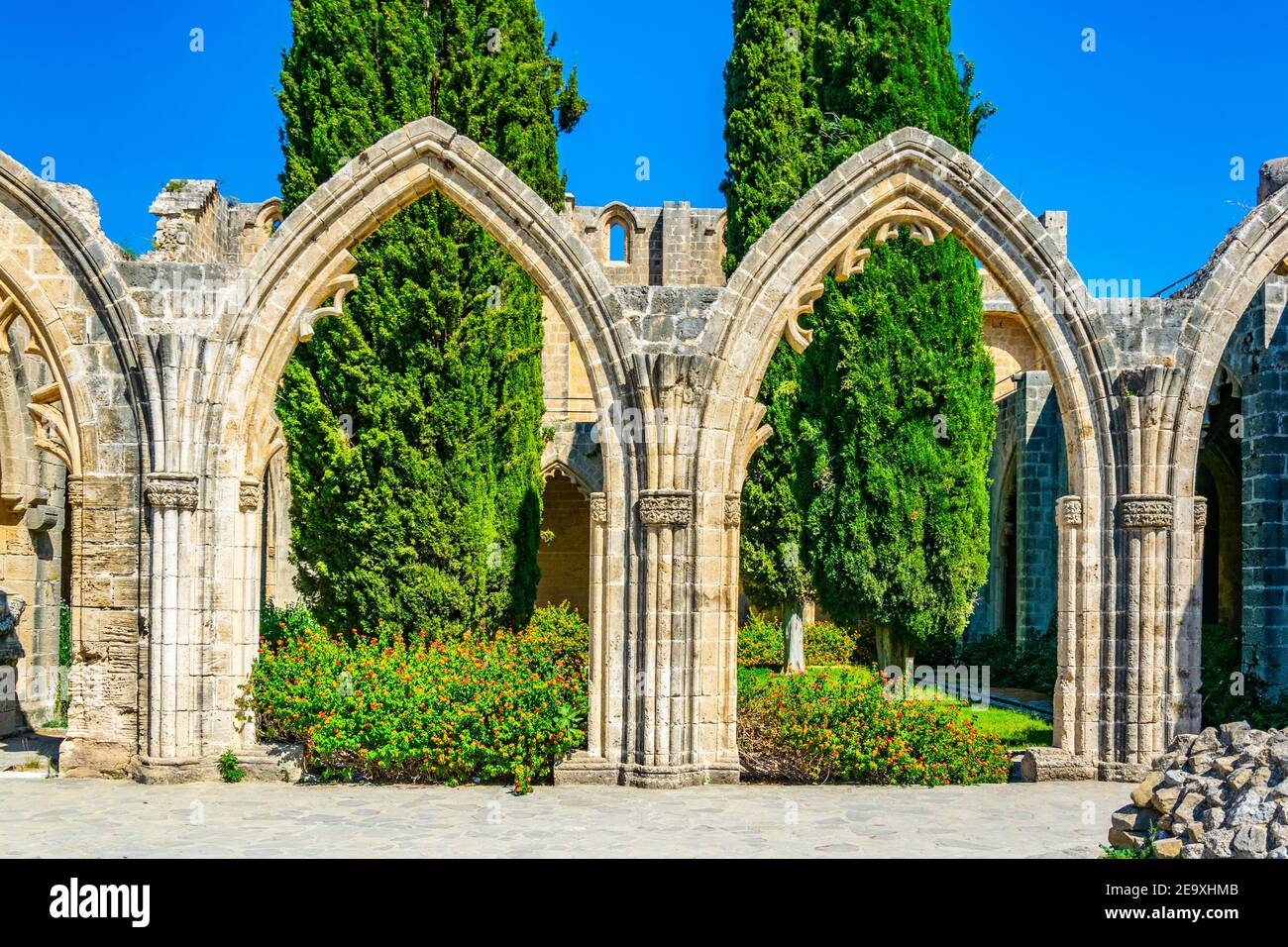 Bellapais abbey garden hi-res stock photography and images - Alamy