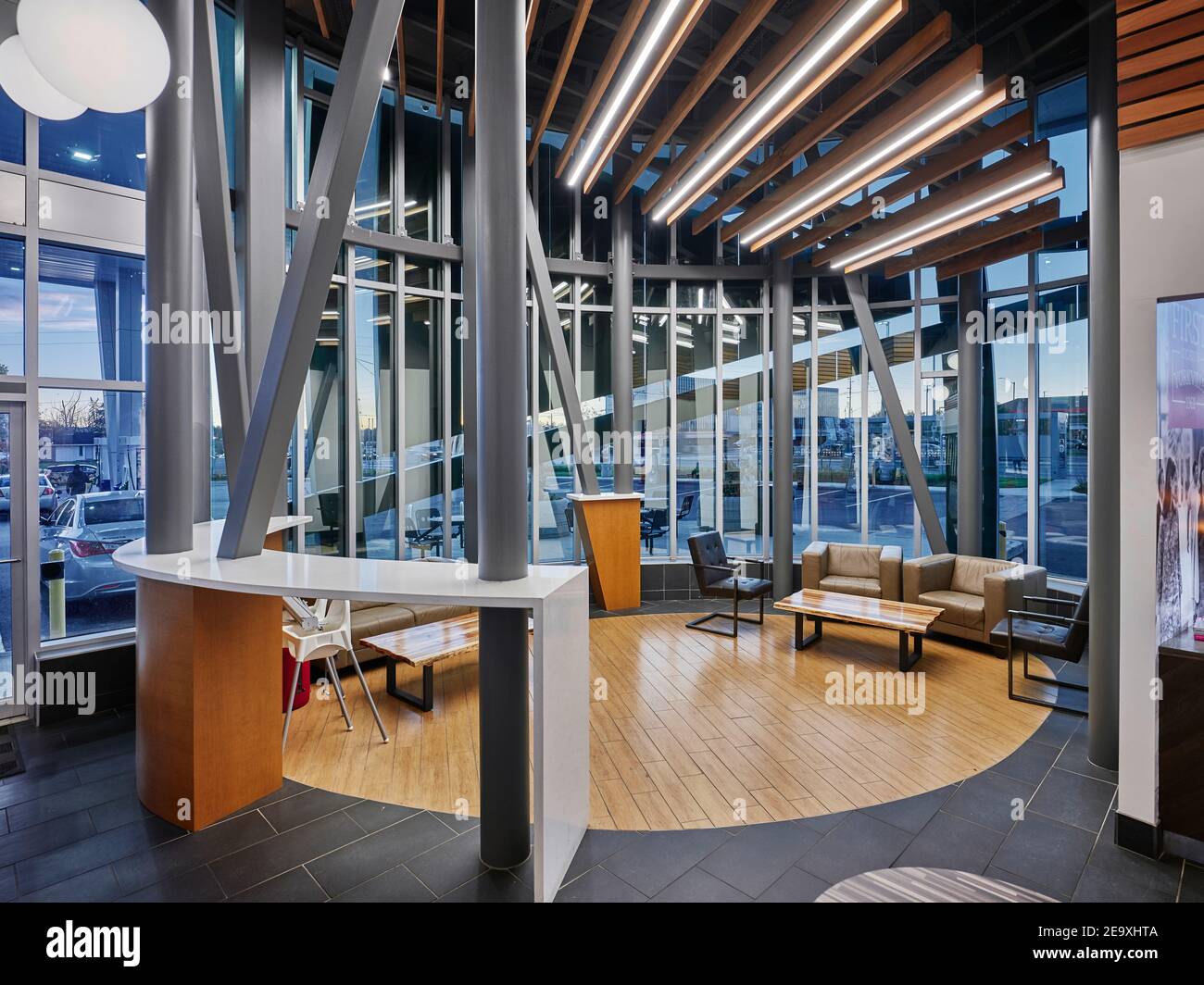 Husky gas station Stock Photo - Alamy