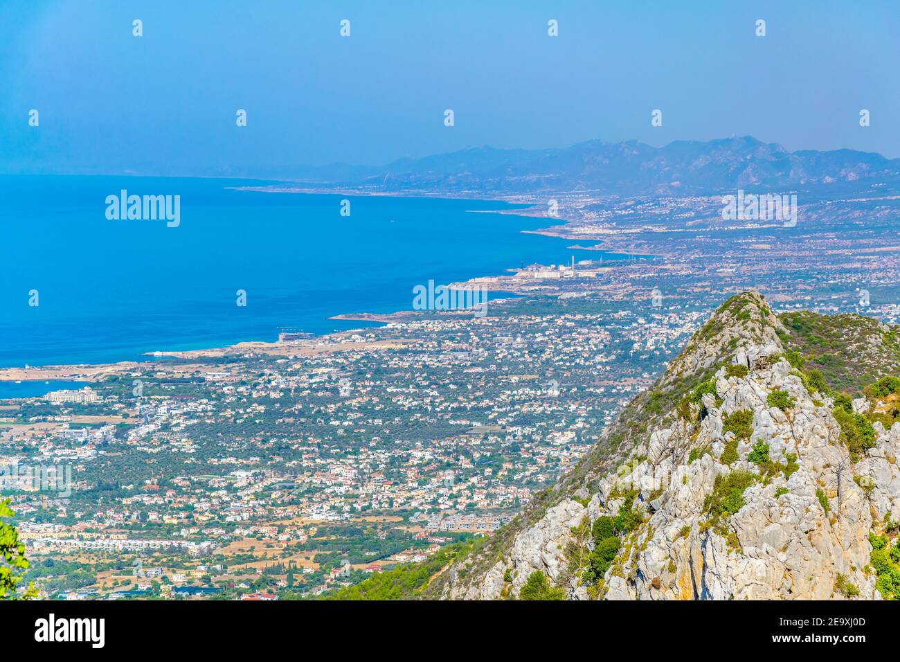 Aerial view of seaside of Karpaz peninsula on Cyprus Stock Photo - Alamy