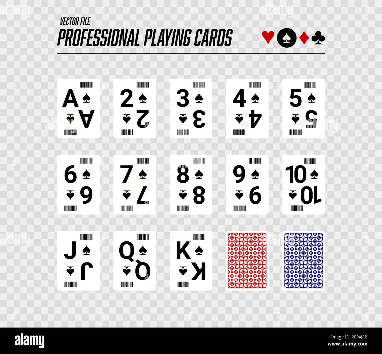 Spades plus Stock Vector Images - Alamy