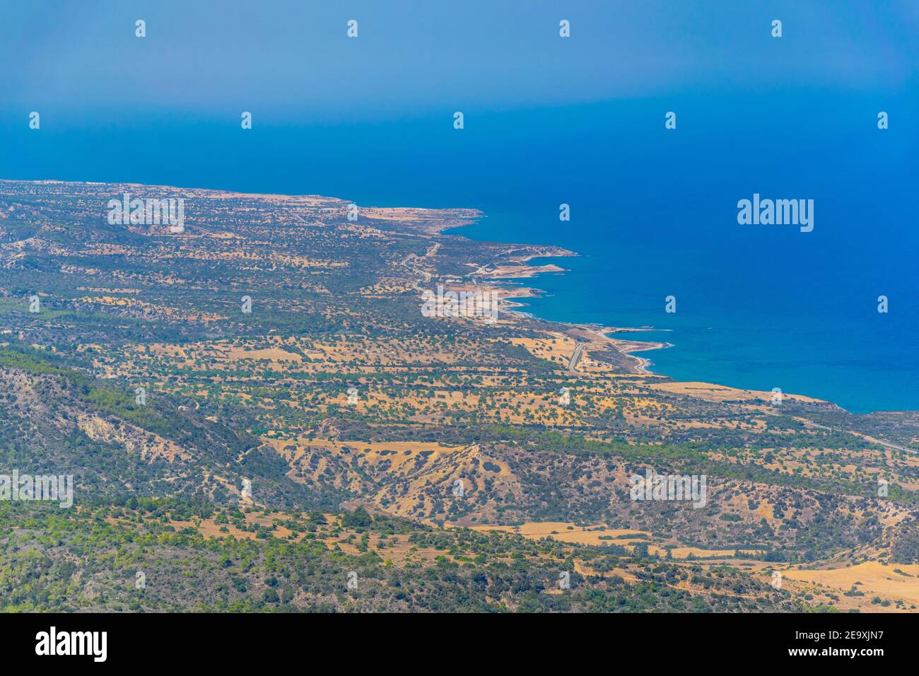 Aerial view of seaside of Karpaz peninsula on Cyprus Stock Photo - Alamy