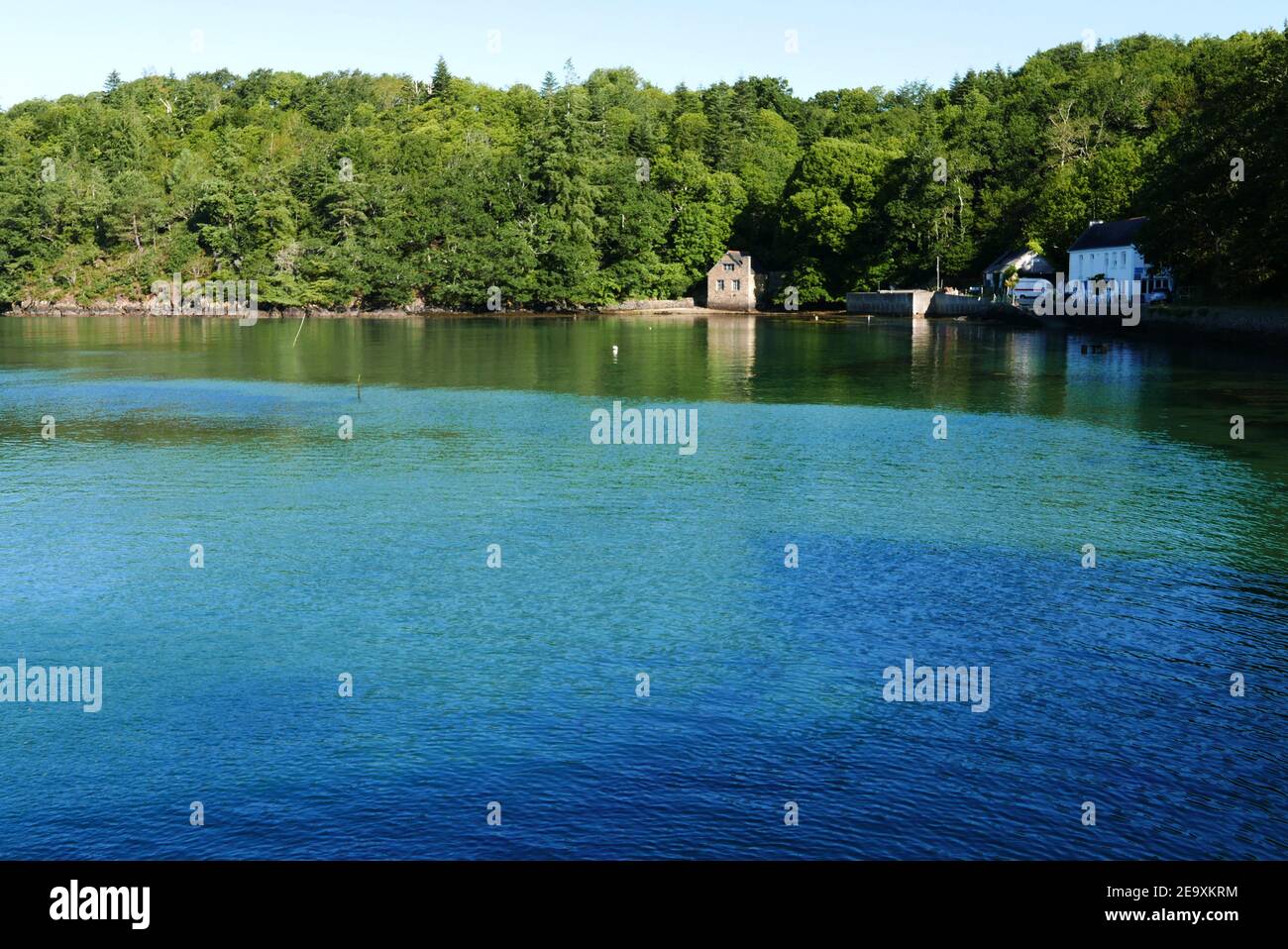 Riec oyster belon park bretagne brittany finistere france river ocean ...