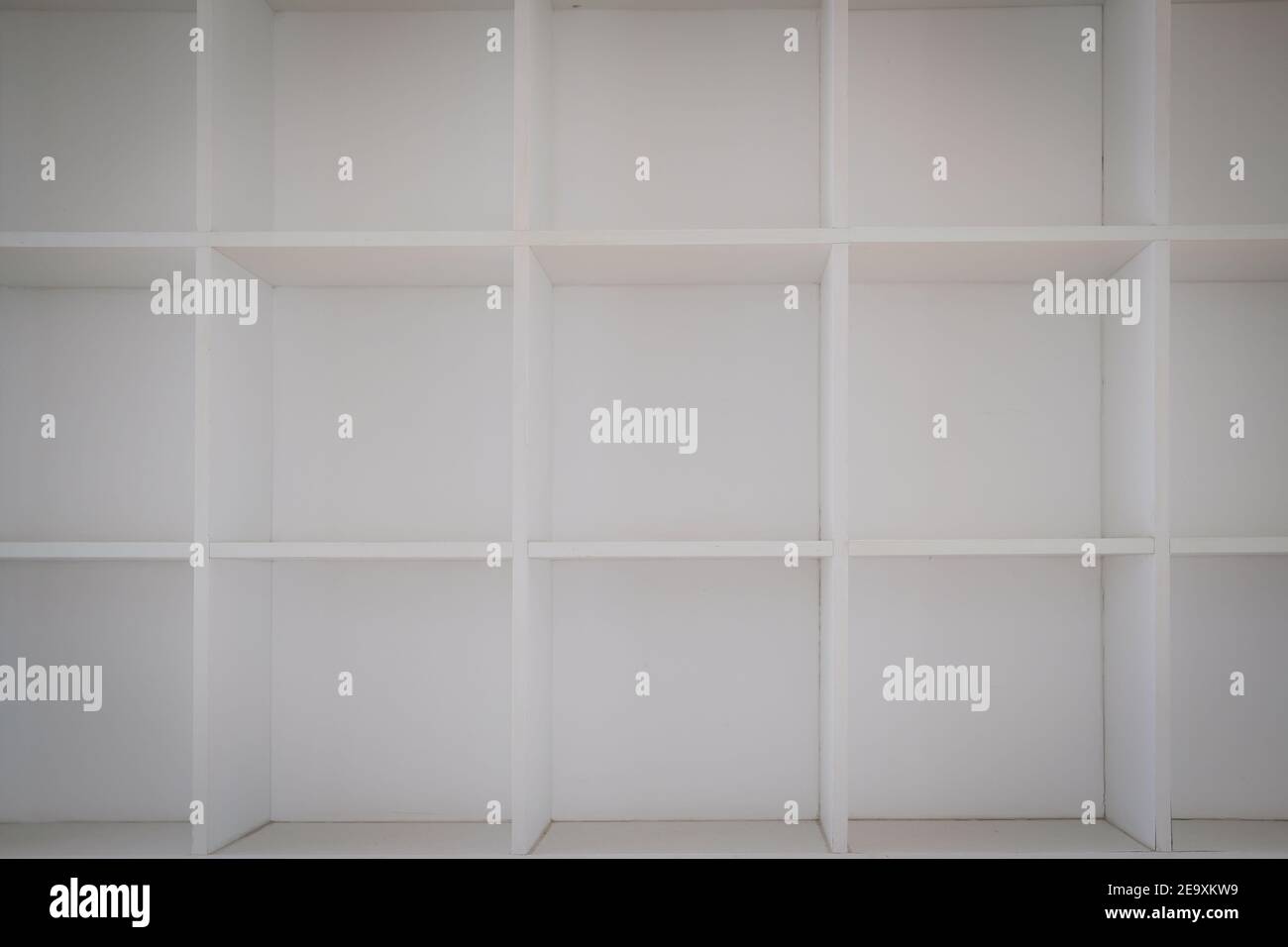 Empty Store Shelves Close Up