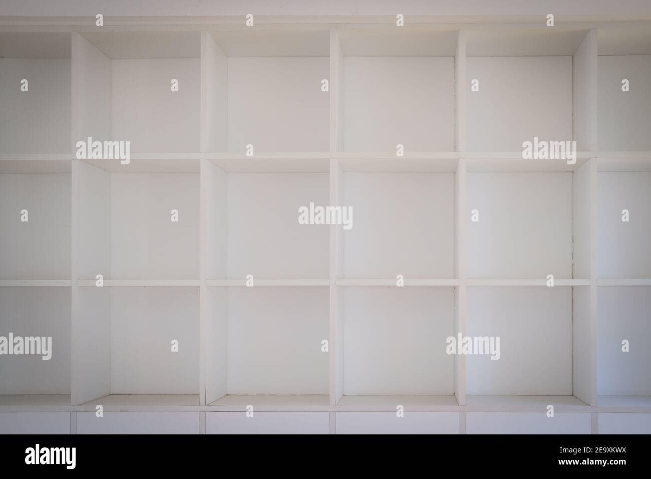 white empty store shelf shelves bookcase bookshelf cabinet in shop ...