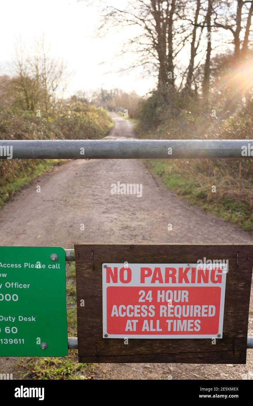 February 2021 - Signs at RSPB Ham Wall nature reserve in Somerset ...