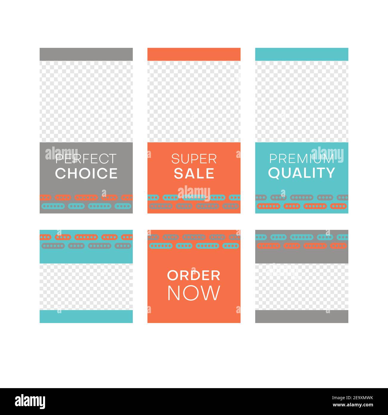 Modern decorative vector frames. Editable design templates for web ...