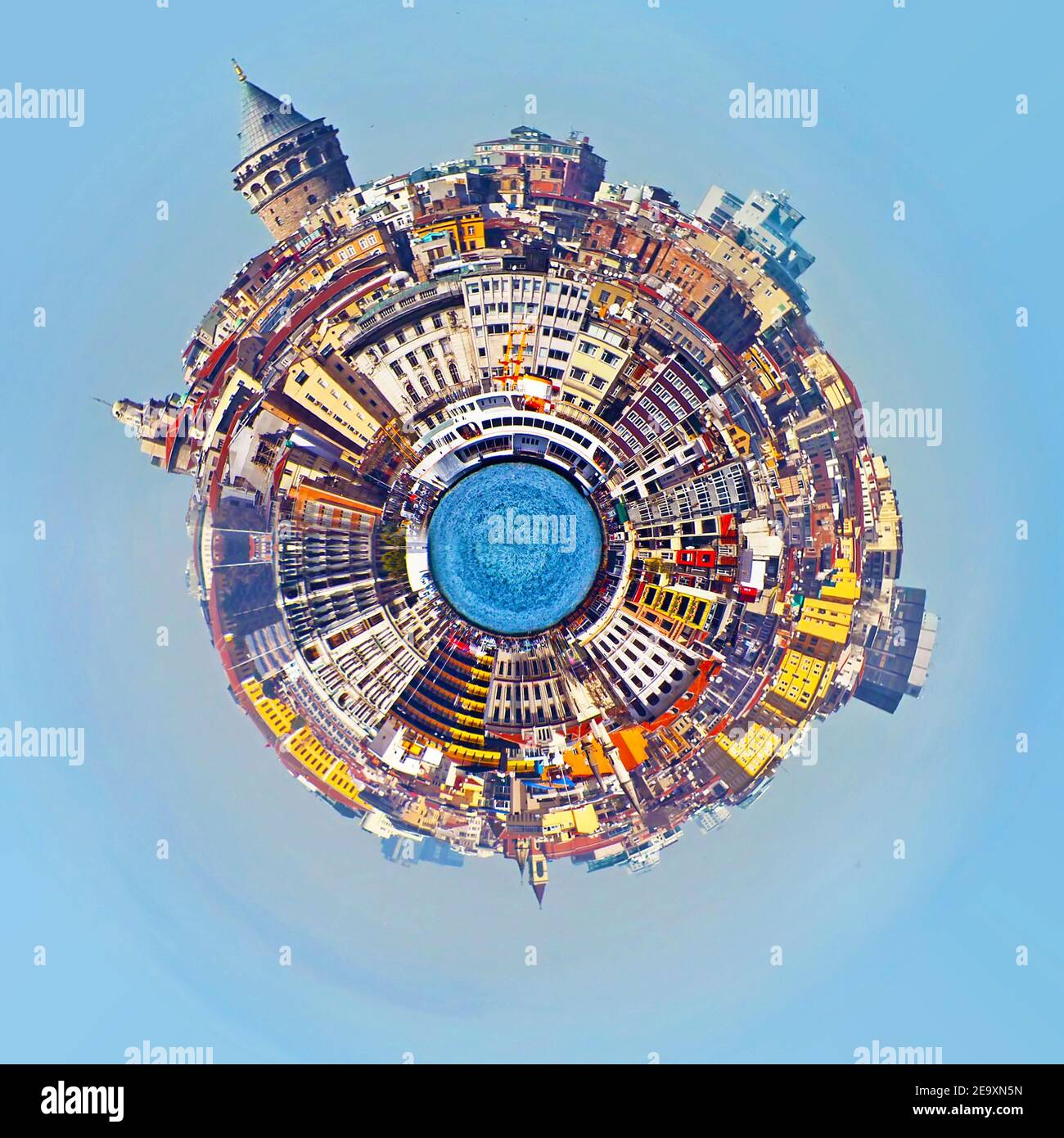 360 degree of cityscape and skyline of Istanbul, Turkey Stock Photo - Alamy