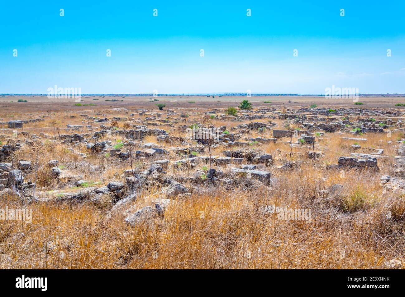 Runis of ancient Enkomi known as Alasia near Famagusta, Cyprus Stock ...