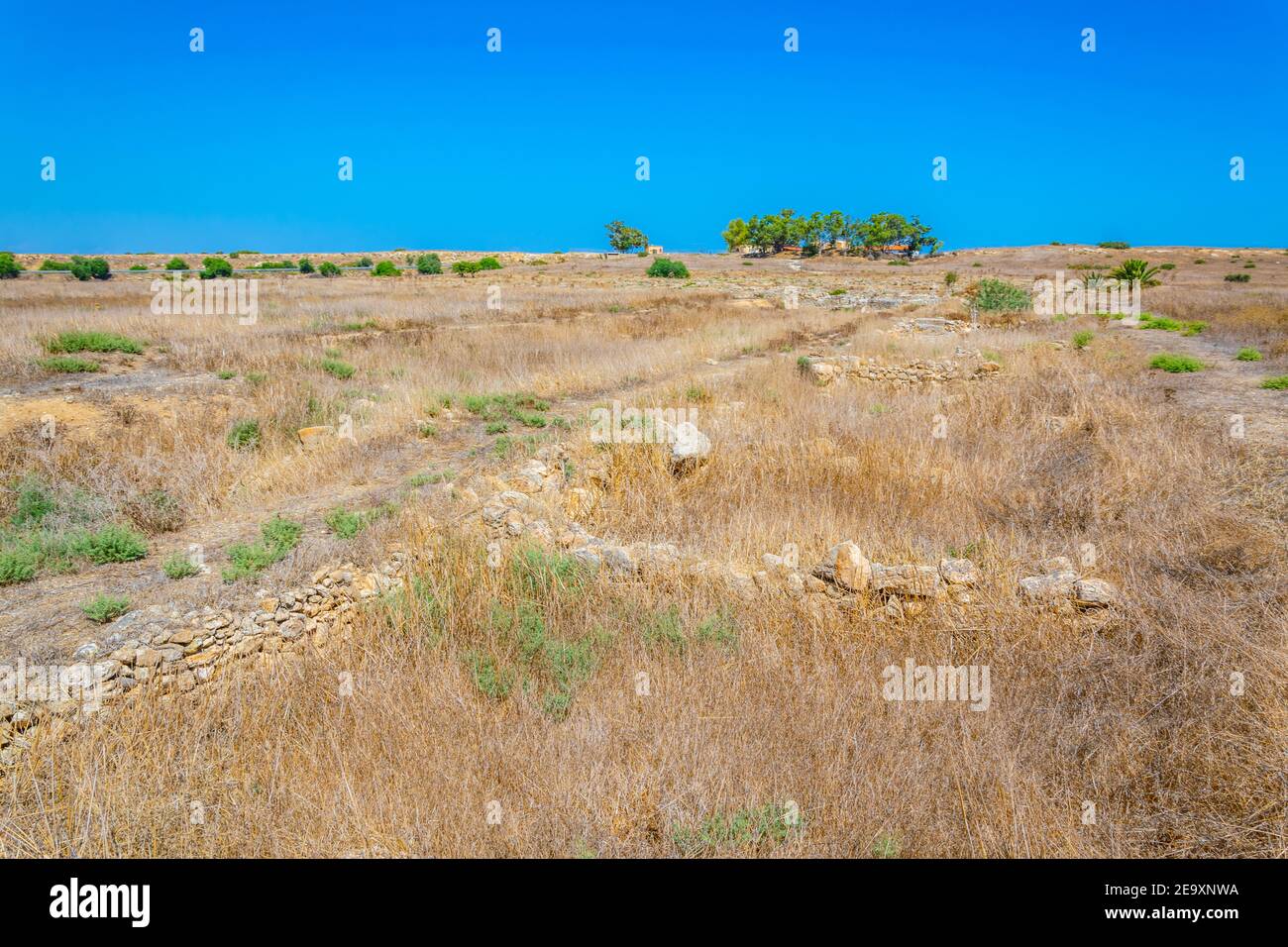 Runis of ancient Enkomi known as Alasia near Famagusta, Cyprus Stock ...