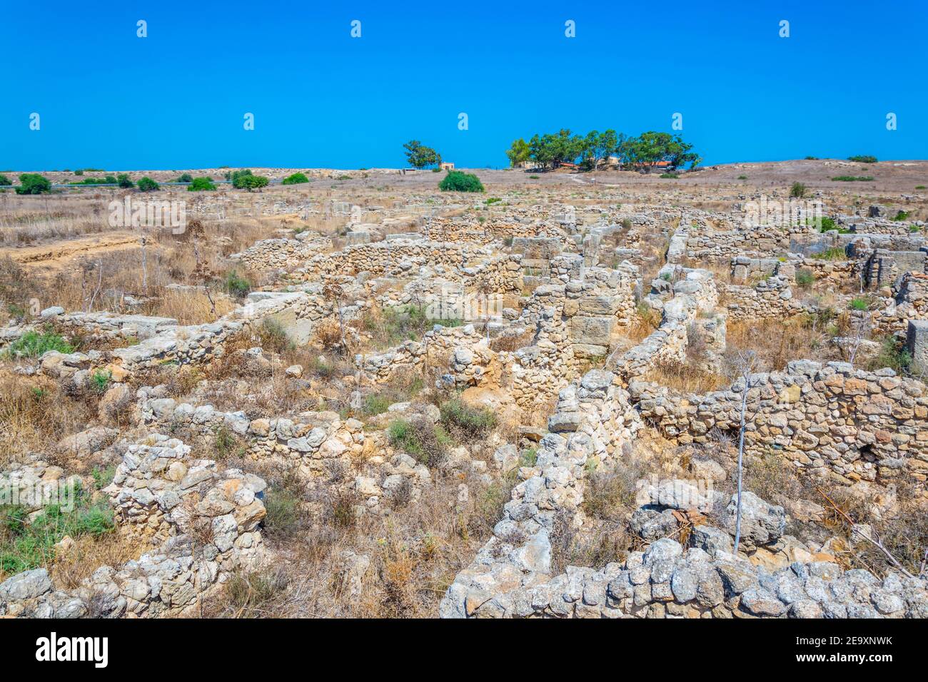 Runis of ancient Enkomi known as Alasia near Famagusta, Cyprus Stock ...