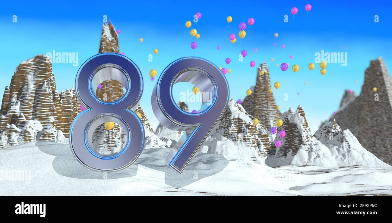 Balloon number 89 hi-res stock photography and images - Alamy