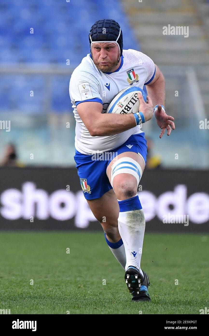 Luca Bigi of Italy,Roma, Olimpico stadium, 06/02/2021. Italy vs France ...