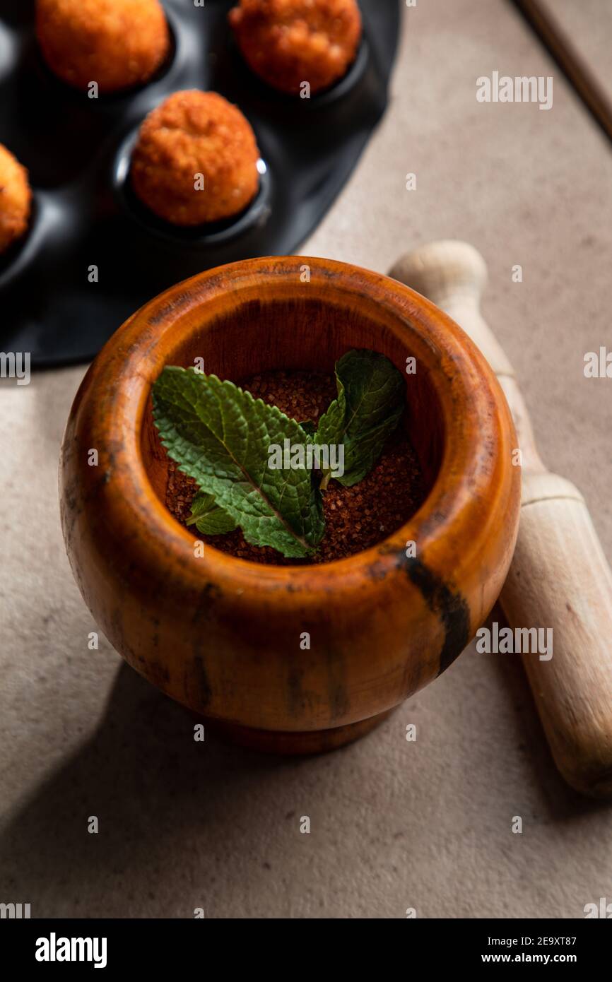 Deep fried cheese balls hi-res stock photography and images - Alamy