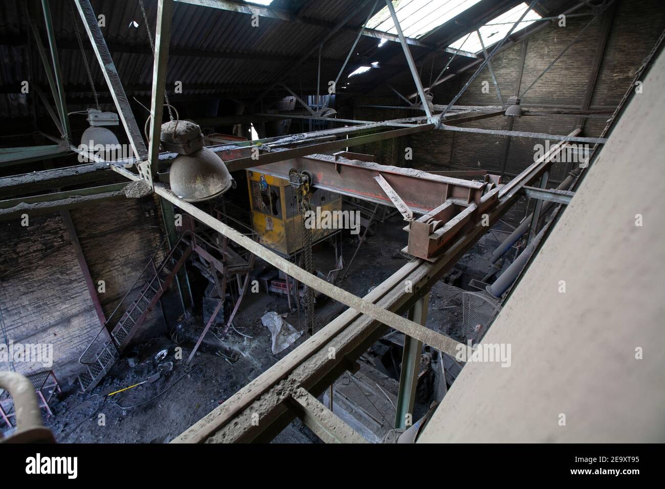 The last brickworks in Armadale, West Lothian, is demolished in 2012 ...