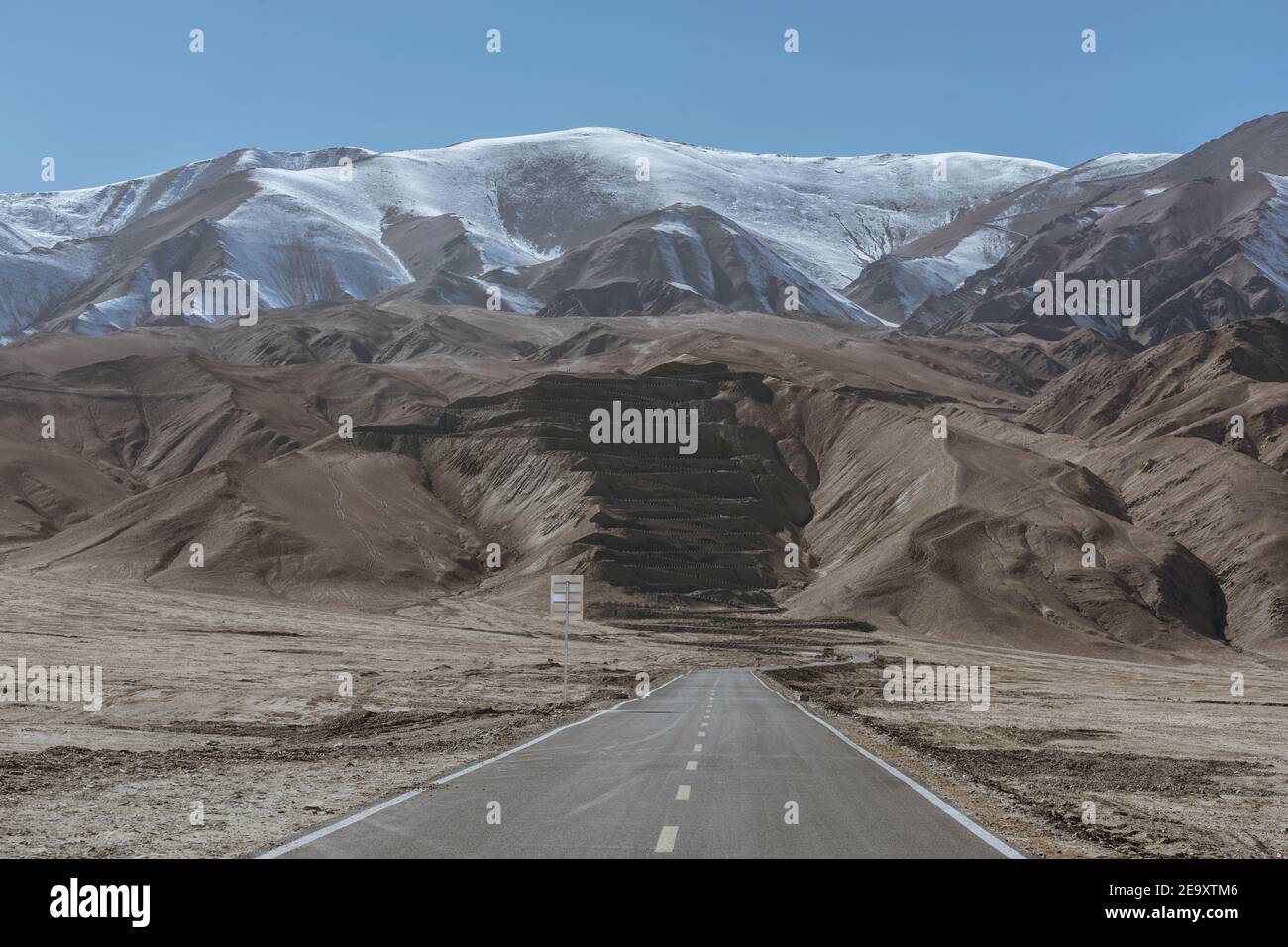 view of the attraction named "Pan Long Ancient Road" in Tashkurgan ...